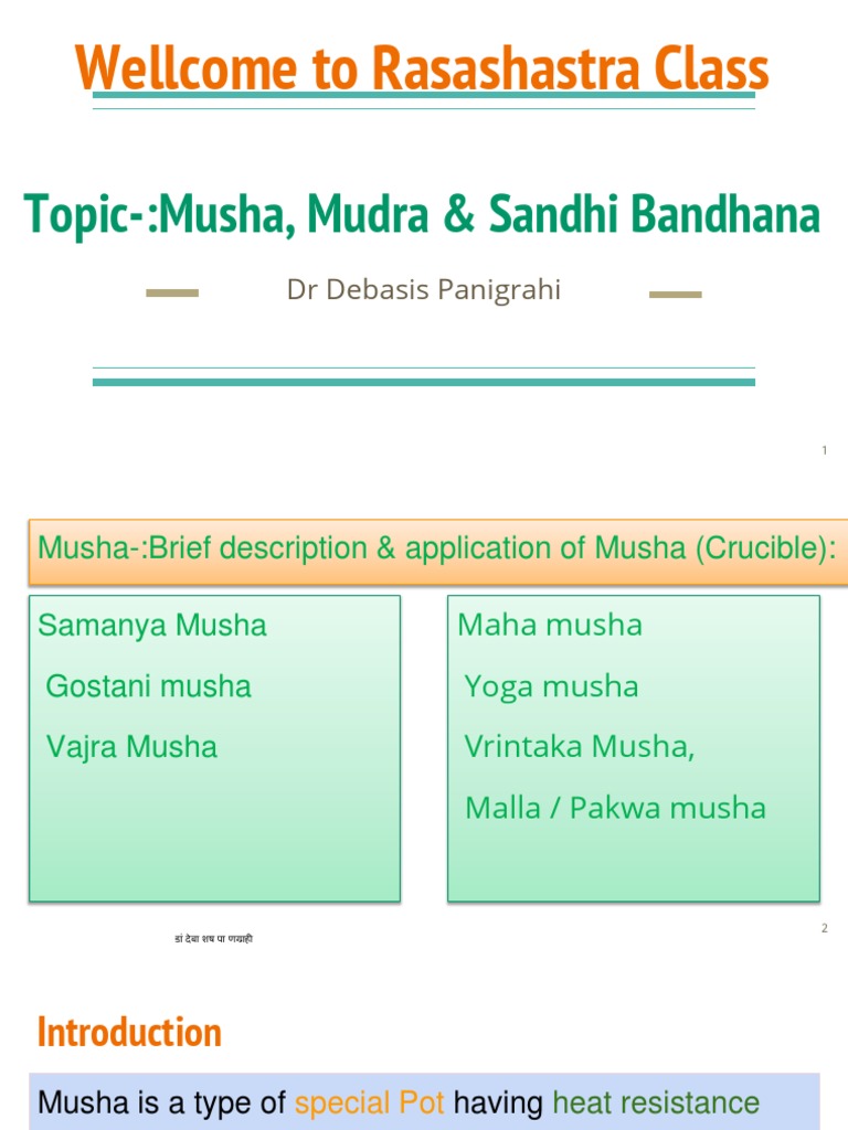 Musha Mudra & Sandhi | PDF | Platinum | Glasses