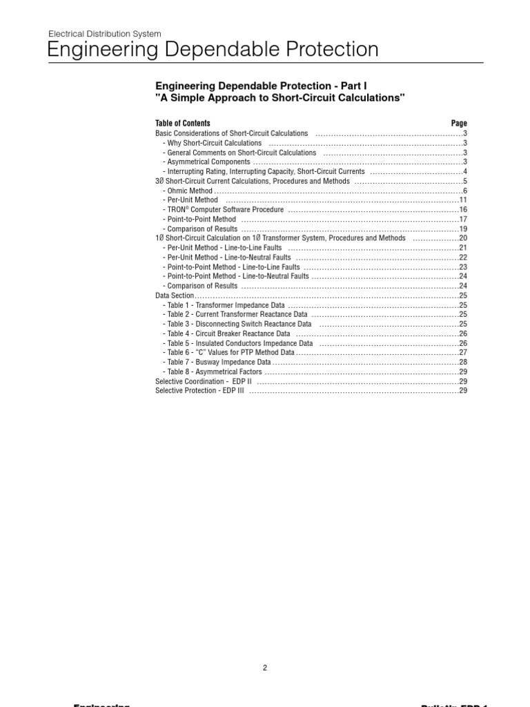 Edp-1 A Simple Approach To Short-Circuit Calculations | PDF | Fuse ...