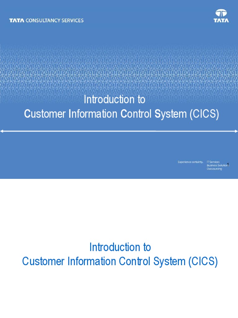 Intro To CICS PDF | PDF | Database Transaction | Operating System
