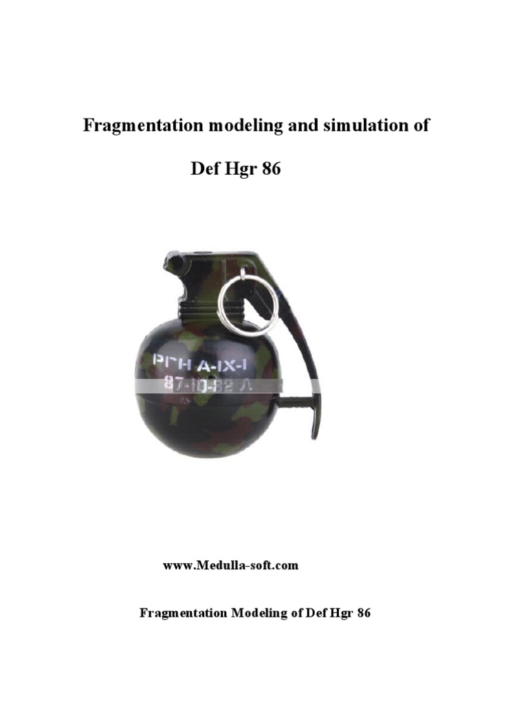 Fragmentation Modeling of Hgr 86 | PDF | Drag (Physics) | Force
