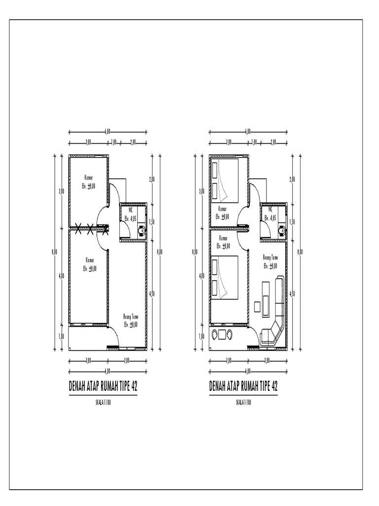 Denah Rumah Tipe 42 | PDF