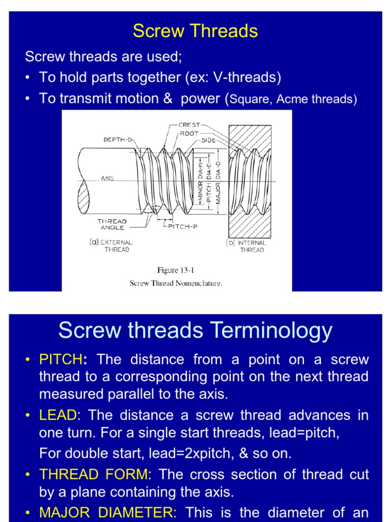 Screw Threads Gear Measurements | PDF
