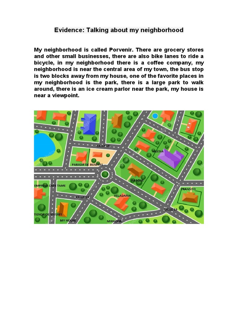 Talking About My Neighborhood | PDF