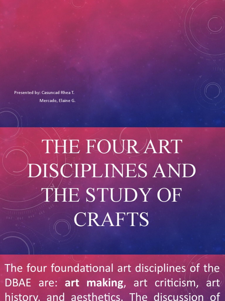 The Four Art Disciplines and The Study of Crafts | PDF | Pottery | Crafts