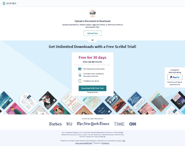 Get Unlimited Downloads With A Free Scribd Trial! | PDF