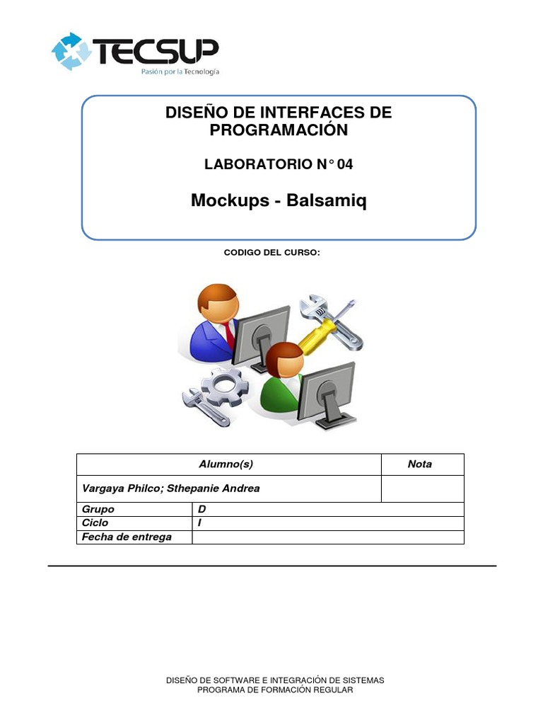 DISENO DE INTERFACES DE PROGRAMACION Moc PDF | PDF | Bootstrap (marco ...