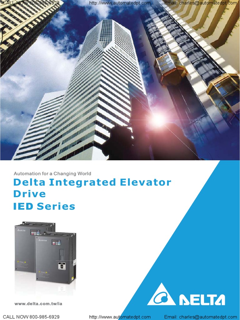 DELTA IED Catalogue | PDF | Elevator | Microcontroller