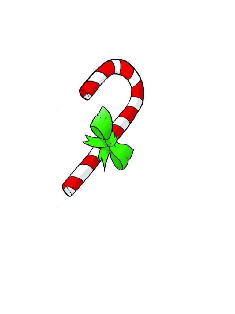 Candy Cane Flashcard | PDF