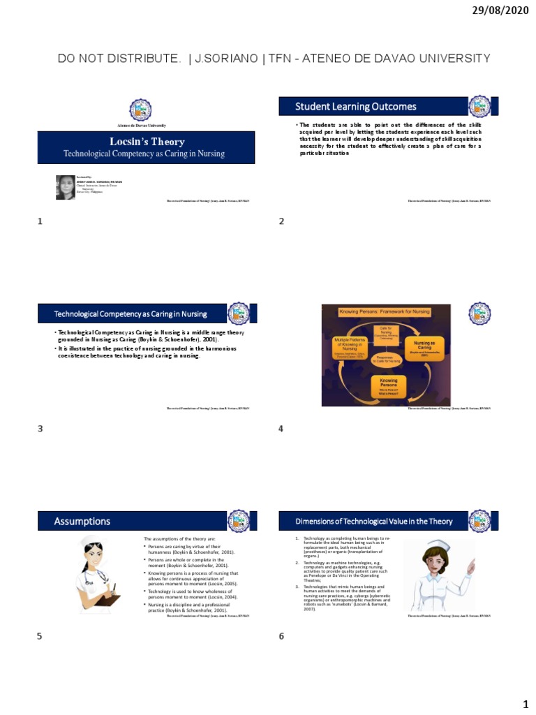 Locsin Technological Competency As Caring PDF | PDF | Nursing | Theory