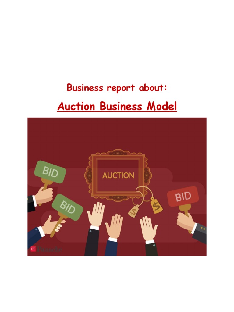 Auction Business Model | PDF | E Bay | Auction
