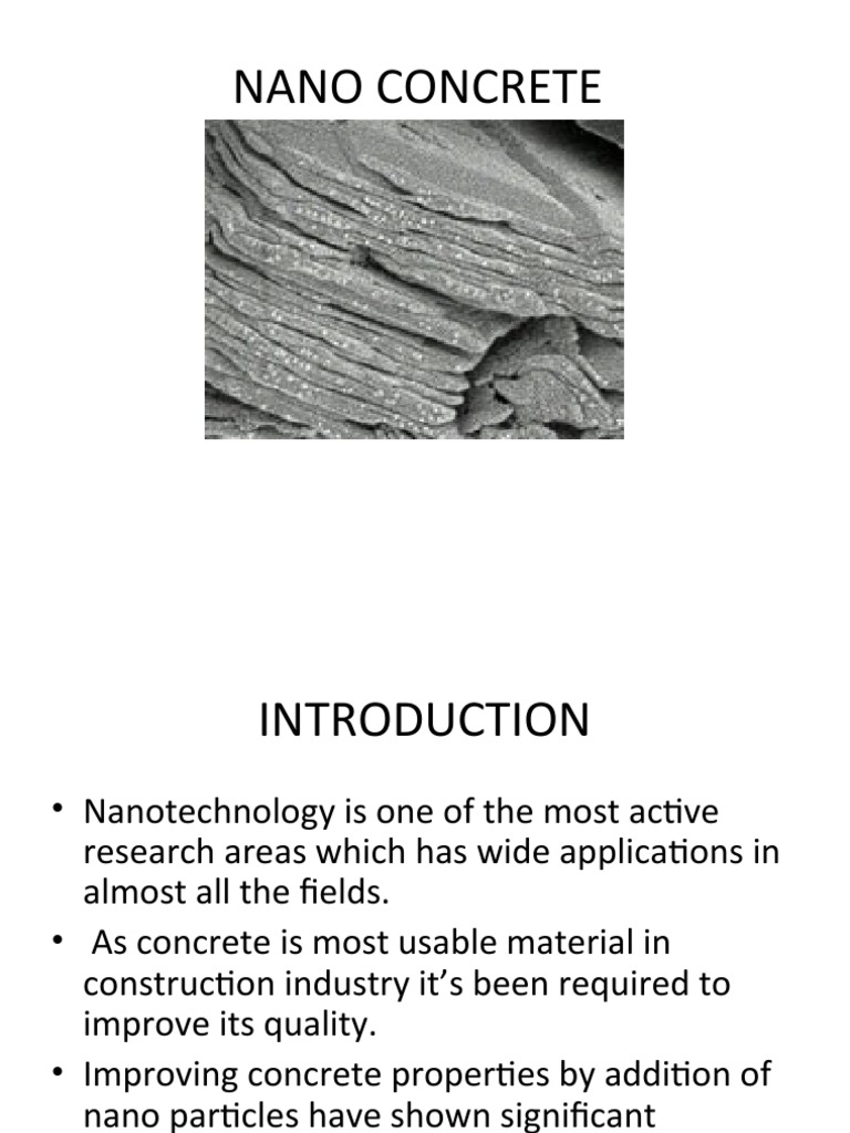 Nano Concrete 05012013133324 Nano Concrete | PDF | Nanotechnology ...