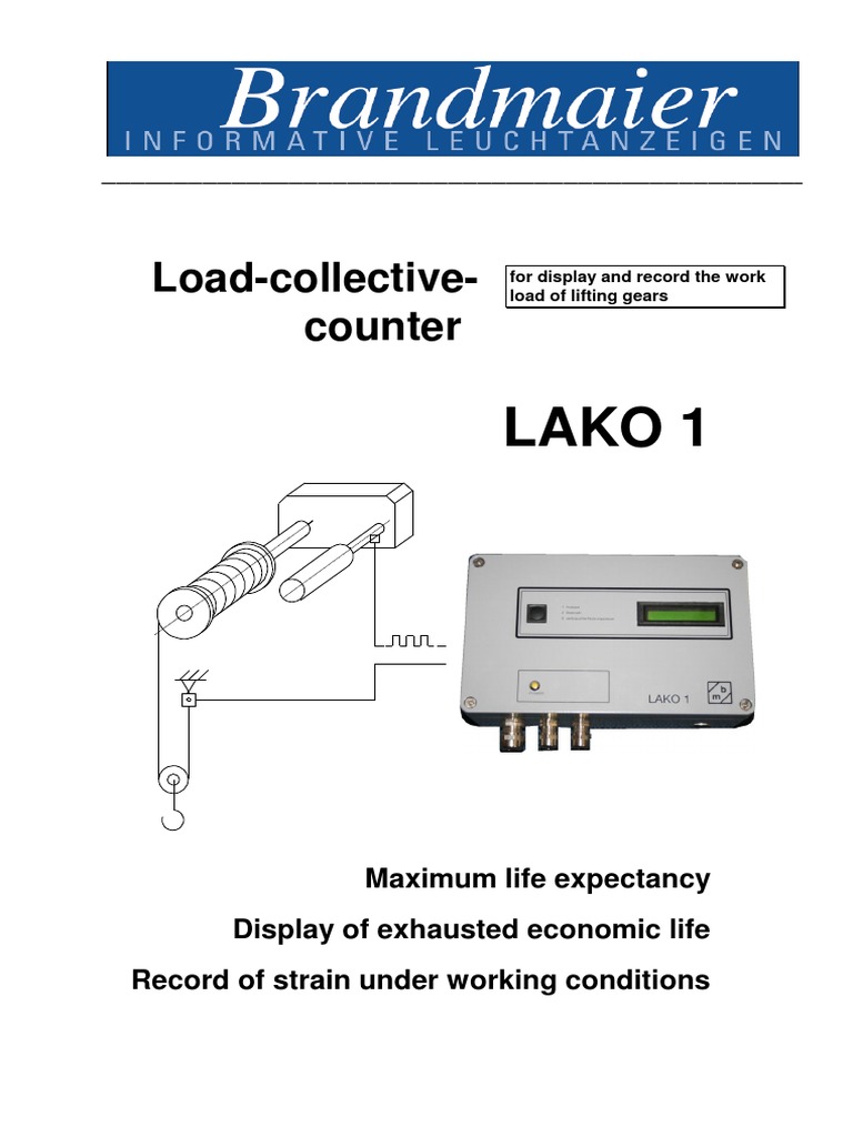 Lako 1: Load-Collective-Counter | PDF | Speed | Measurement