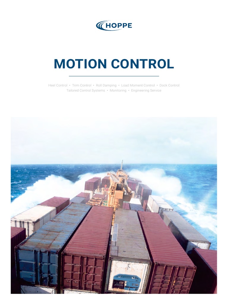 Hoppe Brochure Motion-Control | PDF | Pump | Ships