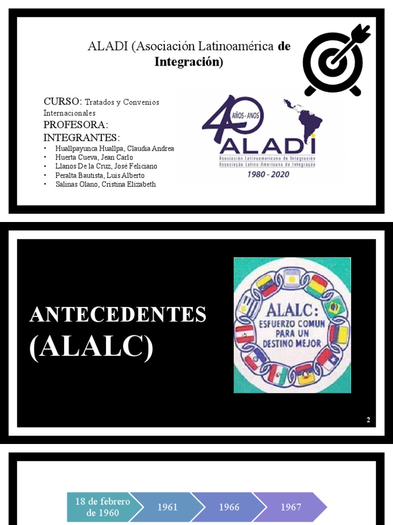 ALADI: Tratados y Países Miembros | PDF | America latina | Comercio
