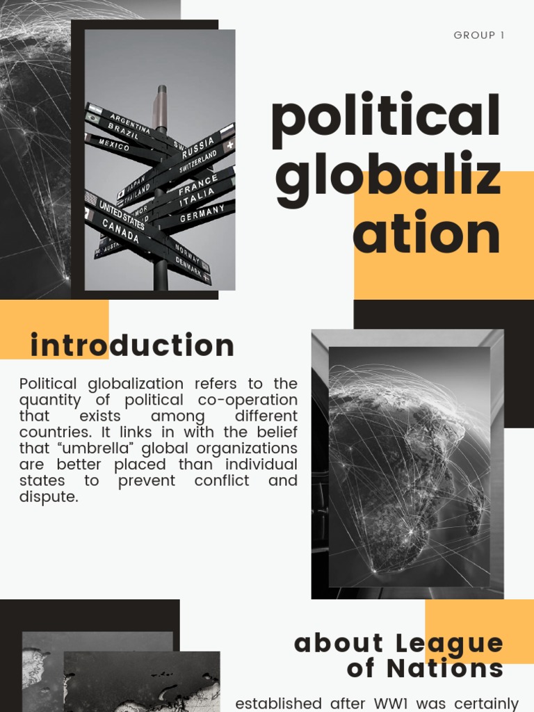 Political Globalization | PDF | Globalization | United Nations