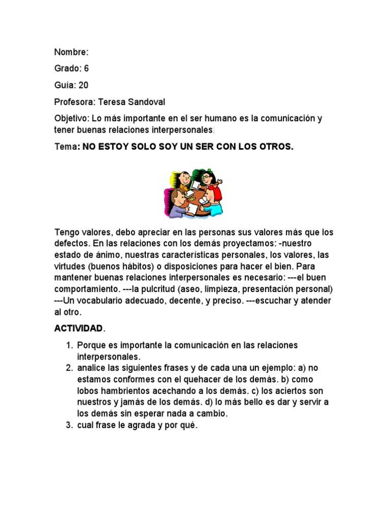 GUIA20 | PDF | Crecimiento personal y profesional