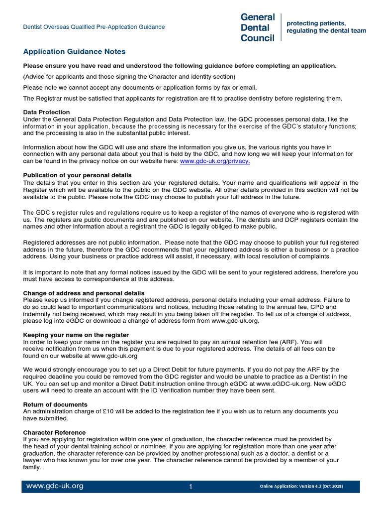 Application Guidance Notes | PDF | Identity Document | Information Privacy