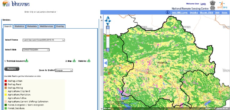 Bhuvan - Thematic Data Dissemination - Free GIS Data - OGC Services ...