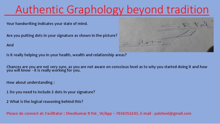 2 Dots in Signature | PDF