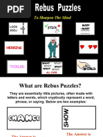 Rebus Puzzle Powerpoint | PDF