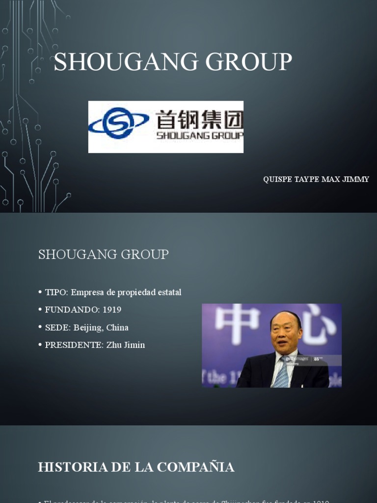 Historia y Productos de Shougang Group | PDF | Acero | Acero estructural