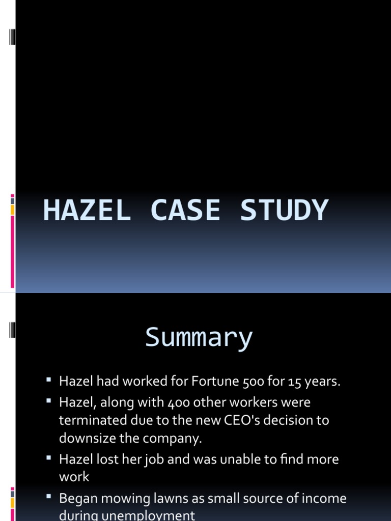 HAZEL Case Study | PDF | Lawn | Inventory
