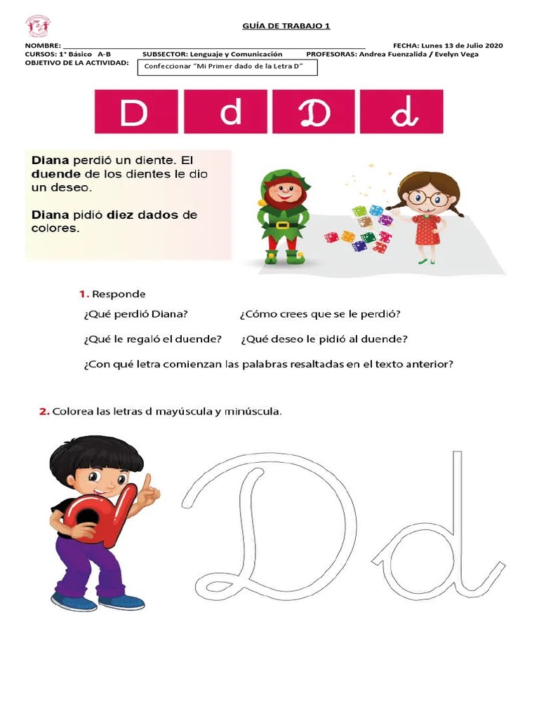 Guías Letra D | PDF | Lingüística