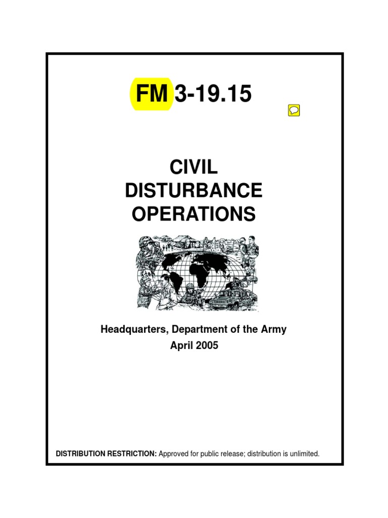 Civil Disturbance Operations EKEO | PDF | Civil Disorder | Violence