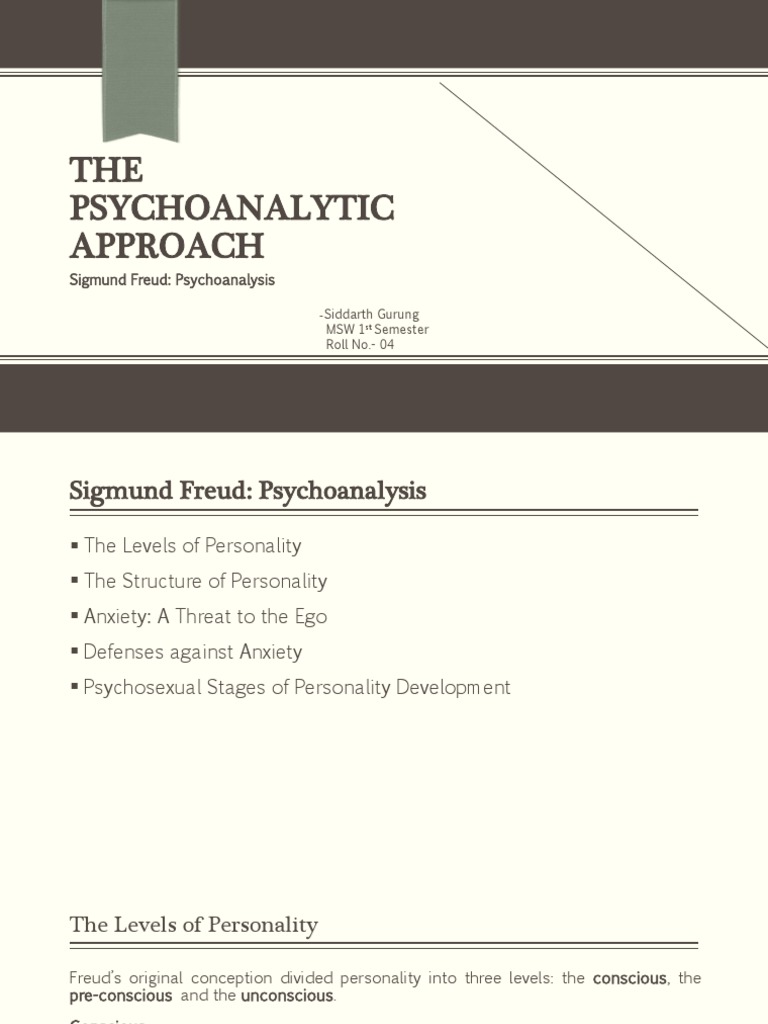 Freud's Personality Theory | PDF | Id | Unconscious Mind