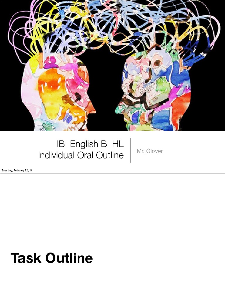 IB English B HL Individual Oral Guide | PDF | Traditions ...