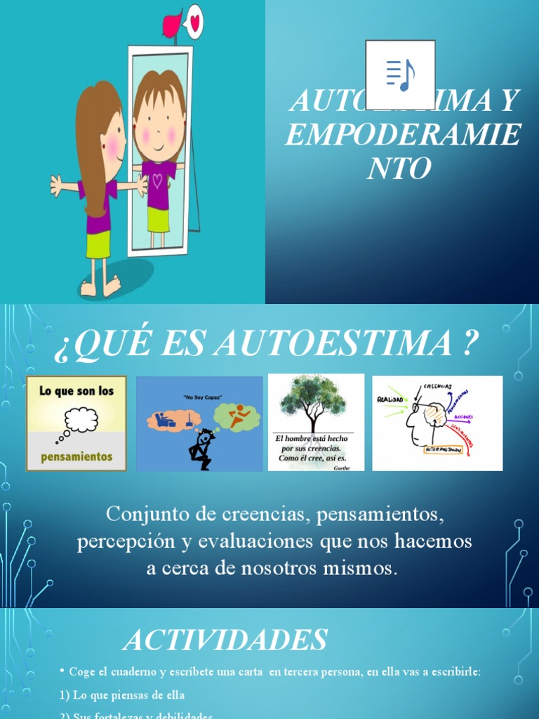 Autoestima y Empoderamiento (Autoguardado) | PDF | Autoestima | Conceptos psicologicos