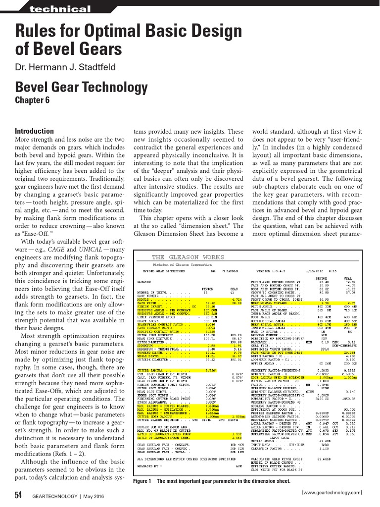 Optimal Design of Hypoid Gears | PDF | Gear | Mechanical Engineering