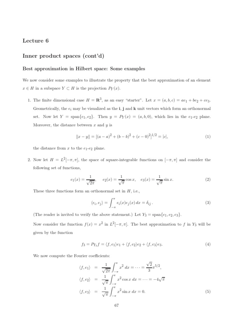 Series de Fourier Con Bases Ortonormales | PDF | Basis (Linear Algebra ...