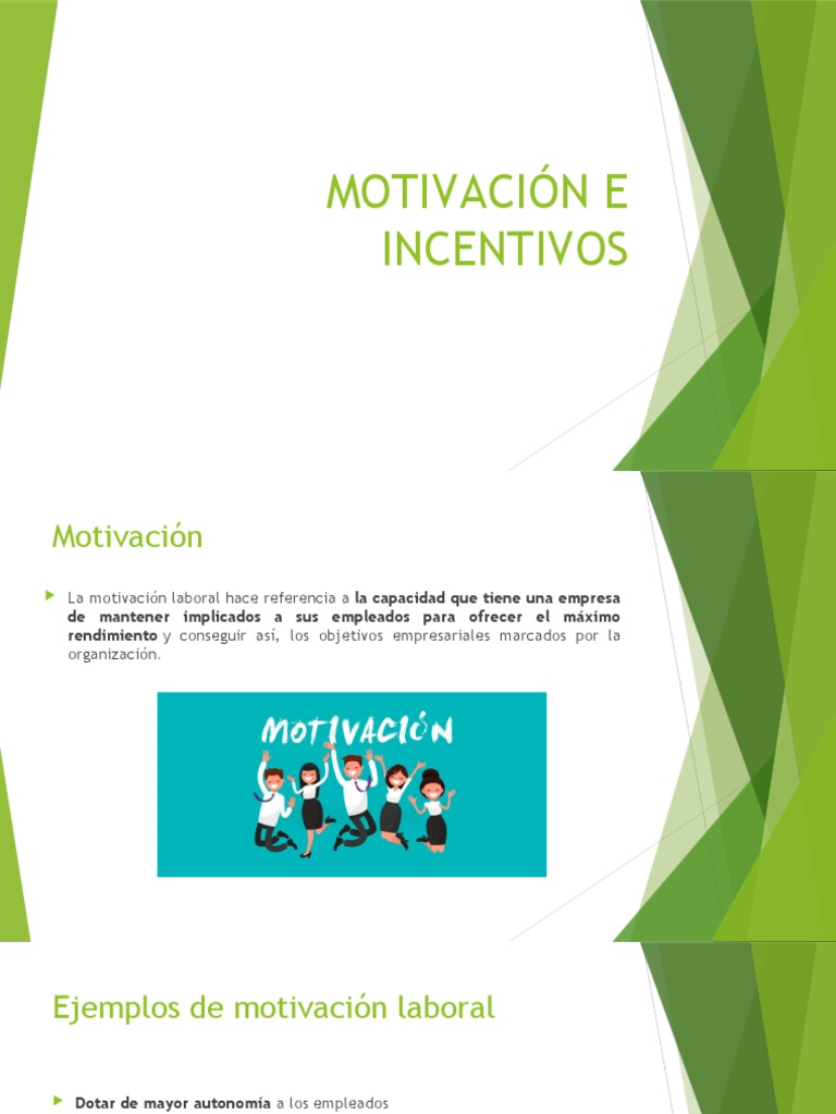 Motivación e Incentivos | PDF