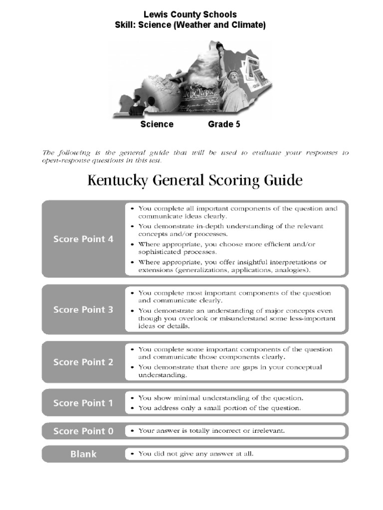 5th Grade Weather and Climate Test | PDF | Atmosphere Of Earth | Wound