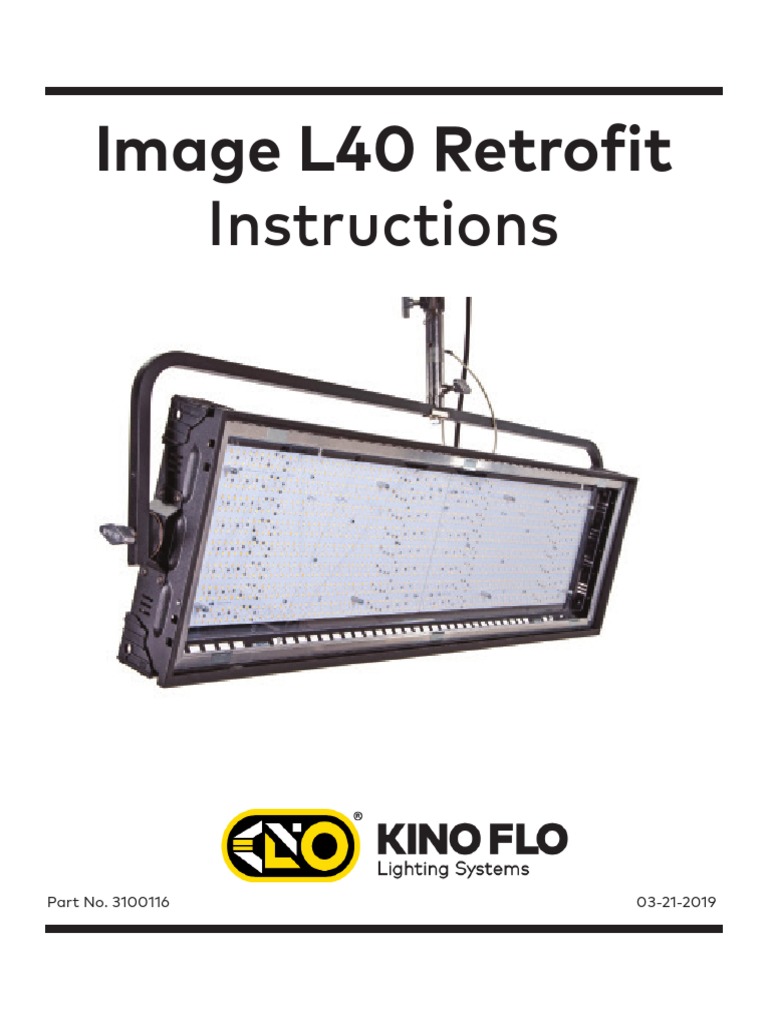 Image L40 Retrofit: Instructions | PDF | Screw | Building Materials