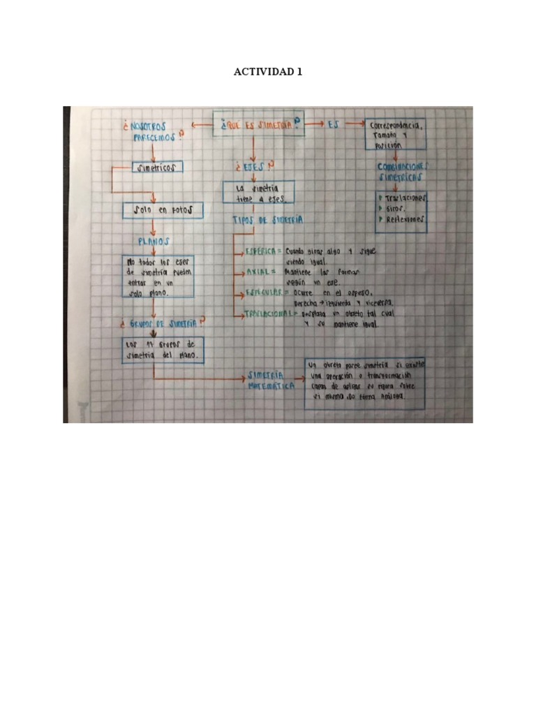 Simetría Axial y Especular en Arte | PDF | Simetría | Geometría