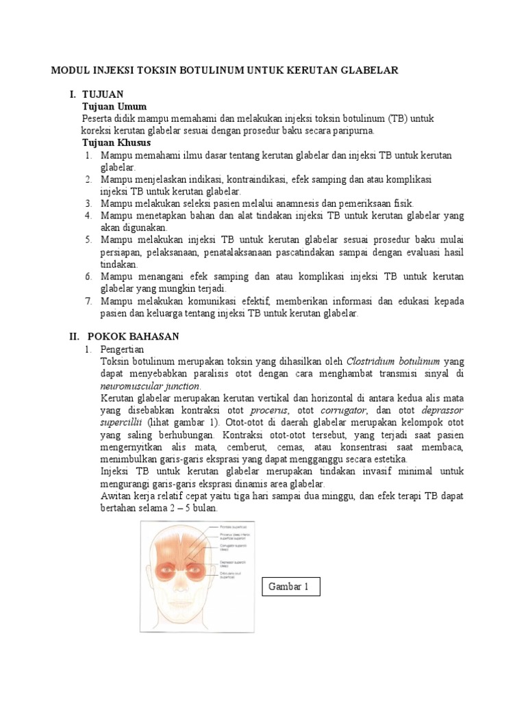 Panduan Injeksi Botox untuk Kerutan | PDF | Pengembangan Diri ...