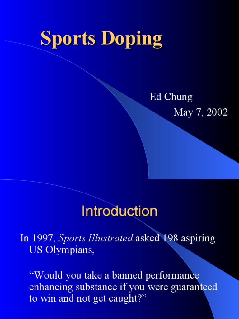 Doping | PDF | Testosterone | Caffeine