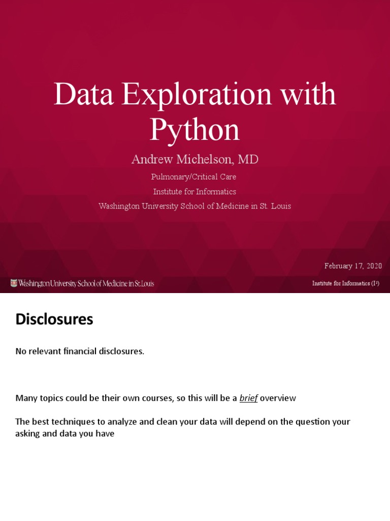 Data Set Exploration in Python - v1 - Students | PDF | Outlier | Blood ...