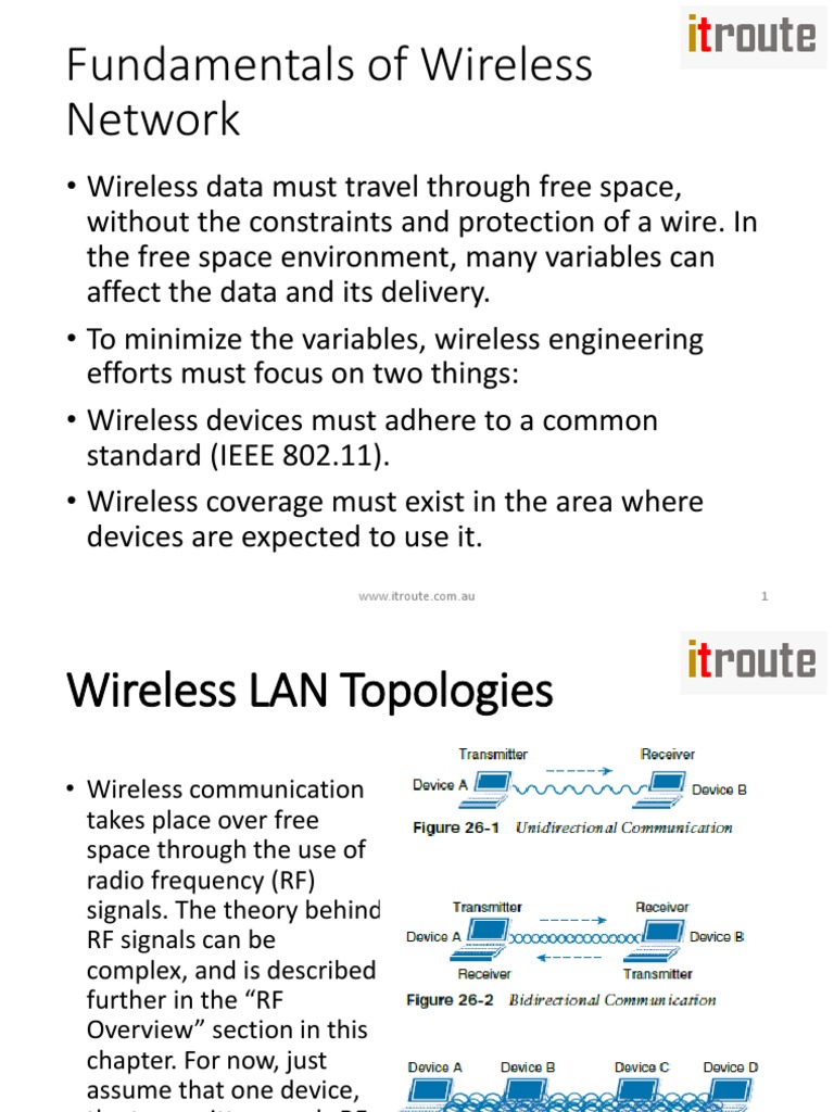 An Overview of Wireless Network Fundamentals and Topologies | PDF ...