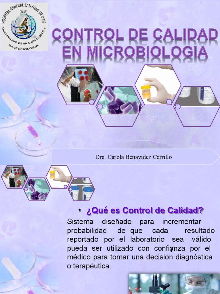 Control de Calidad | PDF | Diagnostico medico | Agua
