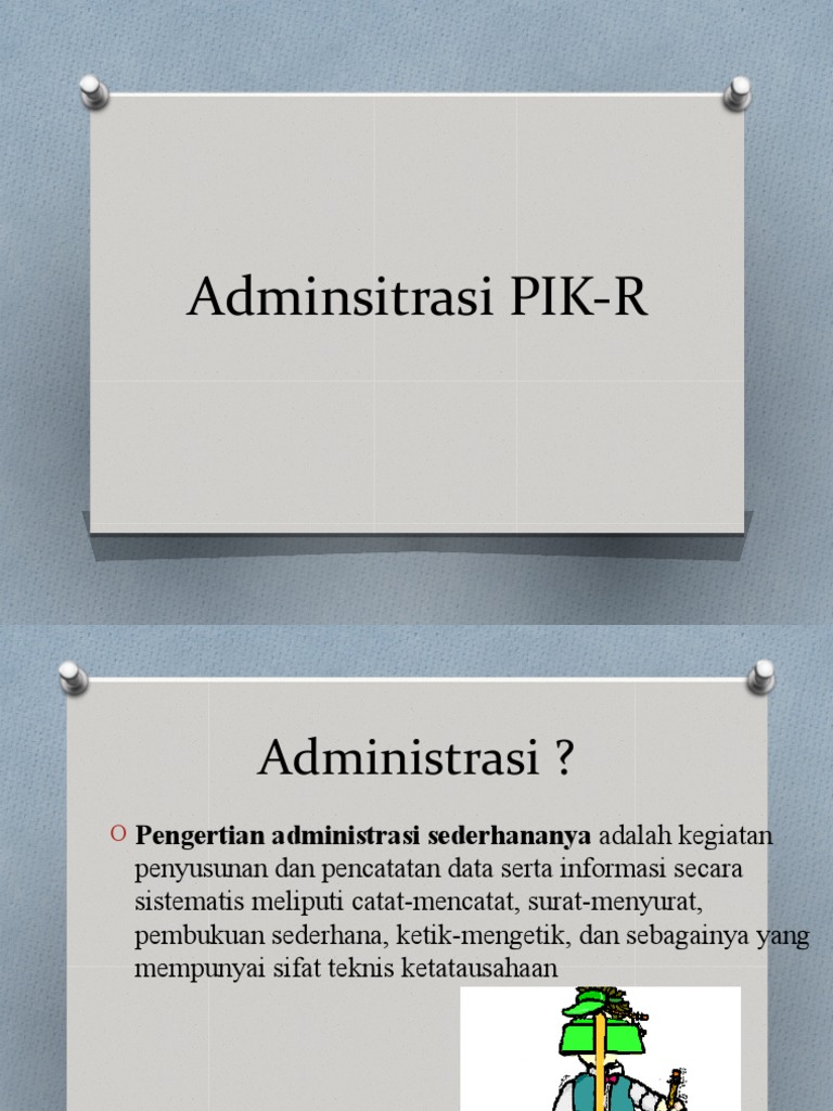 Adminsitrasi PIK-R | PDF