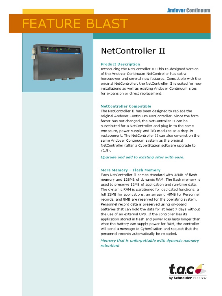 NetController II - Feature Blast | PDF | Access Control | World Wide Web