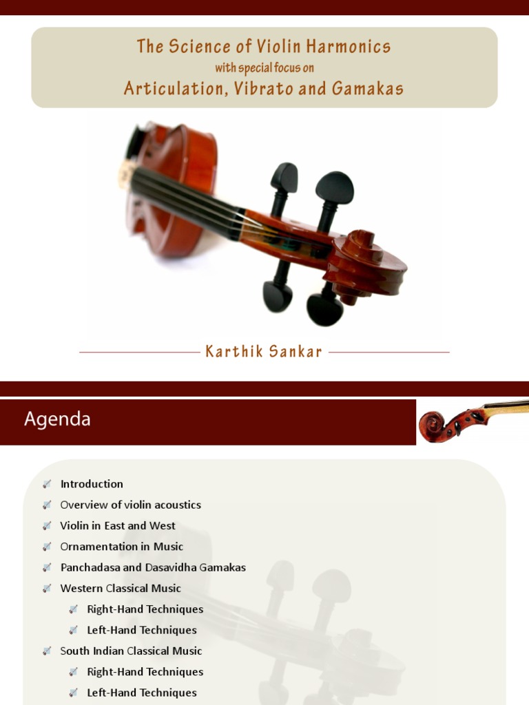 The Science of Violin Harmonics With Special Focus On Articulation ...