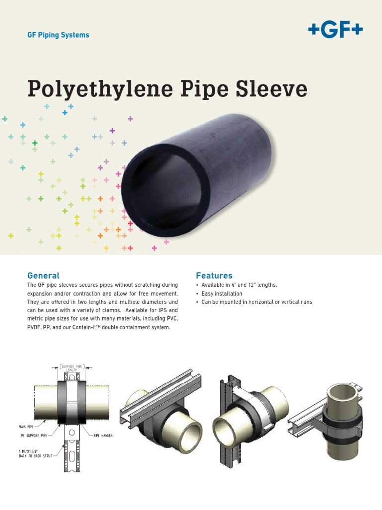 Pipe Support Sleeve PE | Download Free PDF | Plumbing | Pipe (Fluid ...