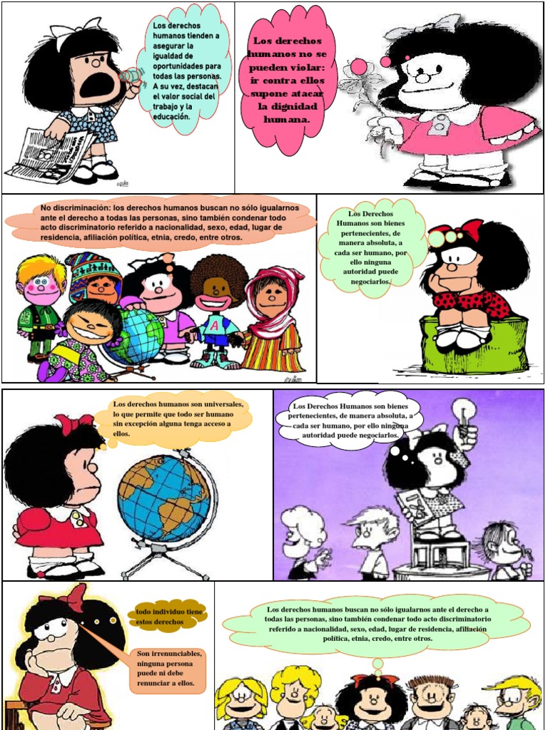 Historieta Pdf Discriminación Derechos Humanos