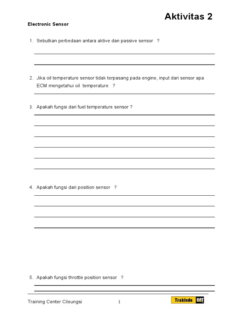 Activity Workbook 2 & 3-Contoh Tugas | PDF