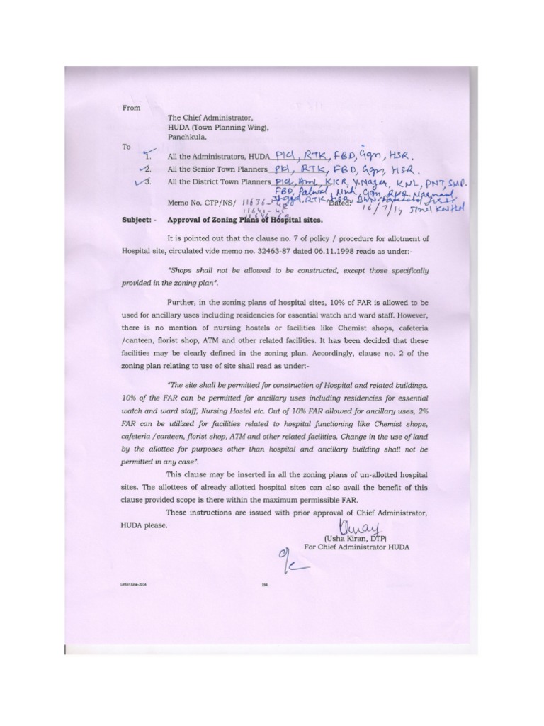 ZOning Plan of Hospital Site | PDF
