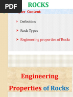 Lecture 8 - Engineering Properties of Rocks | PDF | Strength Of ...